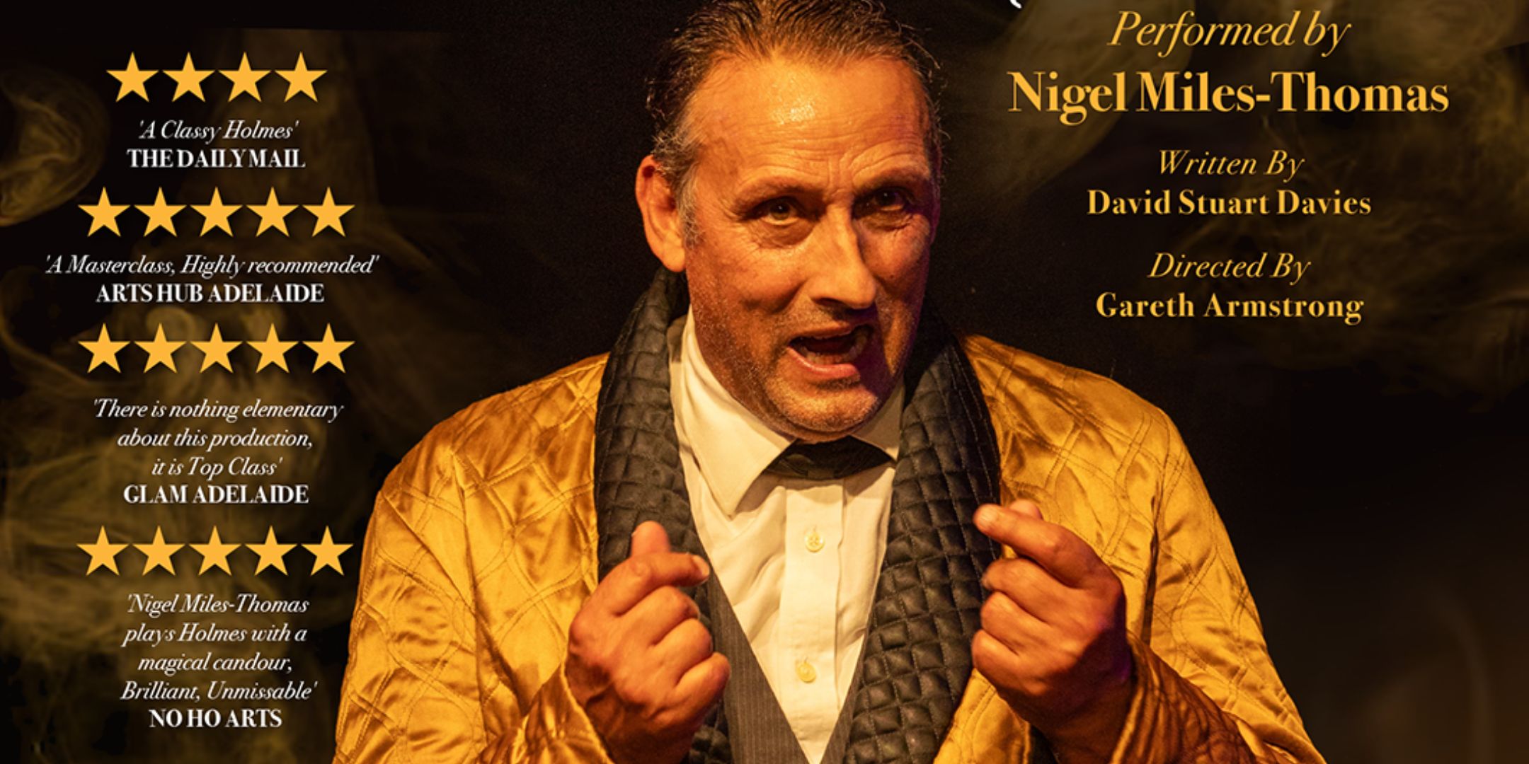Nigel Miles-Thomas brings ‘Sherlock Holmes: The Last Act’ to The Highmore at Waldorf Astoria ...