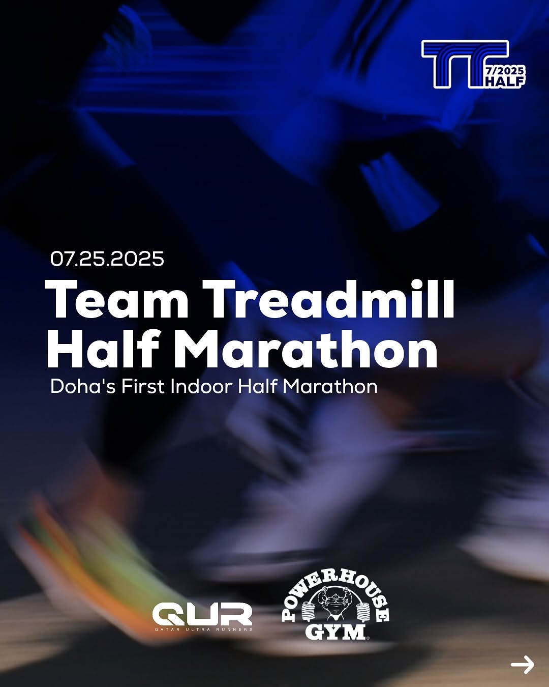 TT Half 2025 – Team Treadmill Half Marathon - 974 Qatar